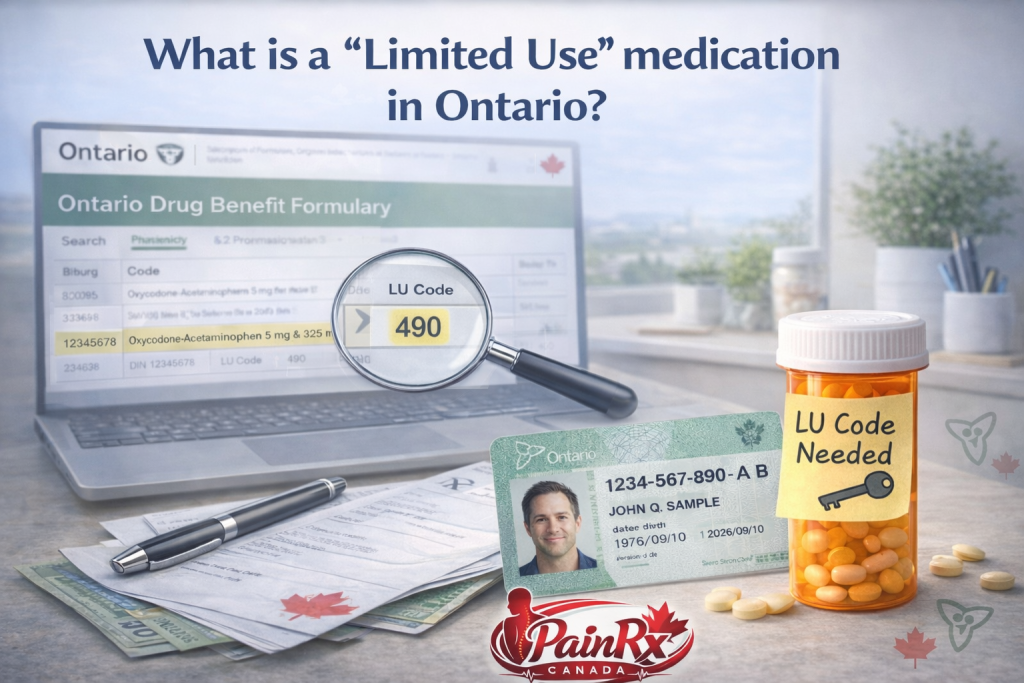 What Is a "Limited Use" Medication n Ontario? - PainRx Canada